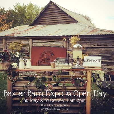 BAXTER BARN OPEN DAY / EXPO - 23/10/16 - Baxter Barn | Weddings & Events